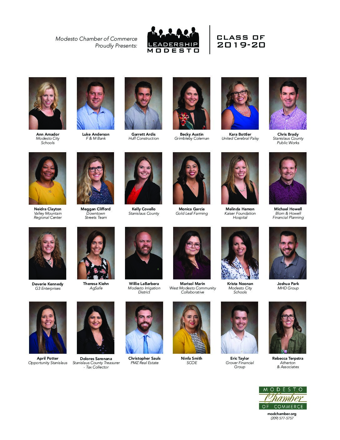 LEMO_Roster | Modesto Chamber of Commerce