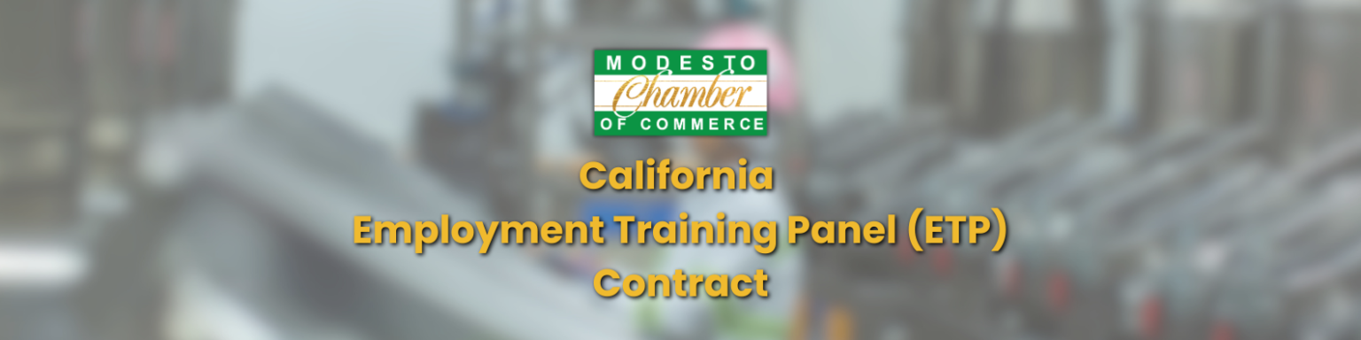 California Employment Training Panel (ETP) Grant | Modesto Chamber of ...